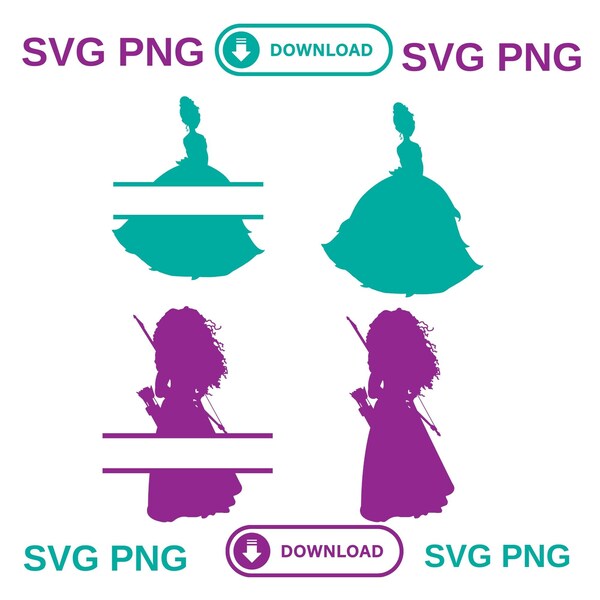 Princess Monogram - Etsy