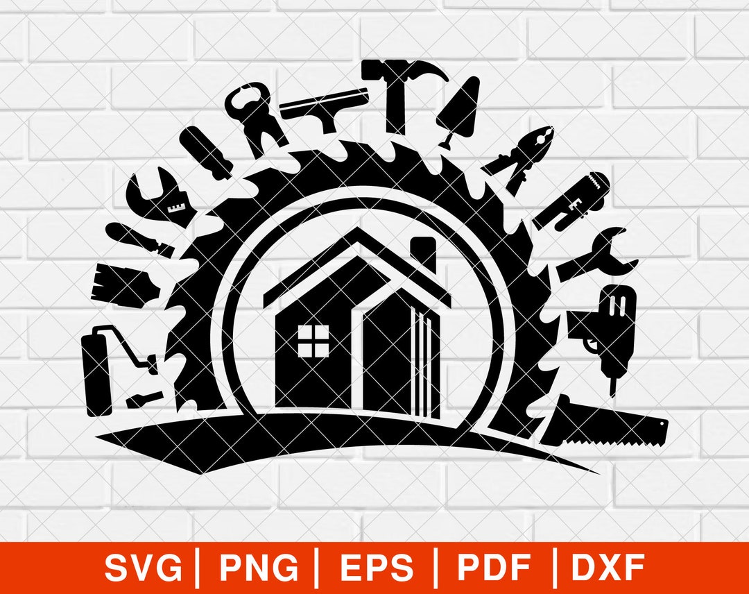 House Repair Builder SVG PNG, House Repair Service, House Repair Svg ...