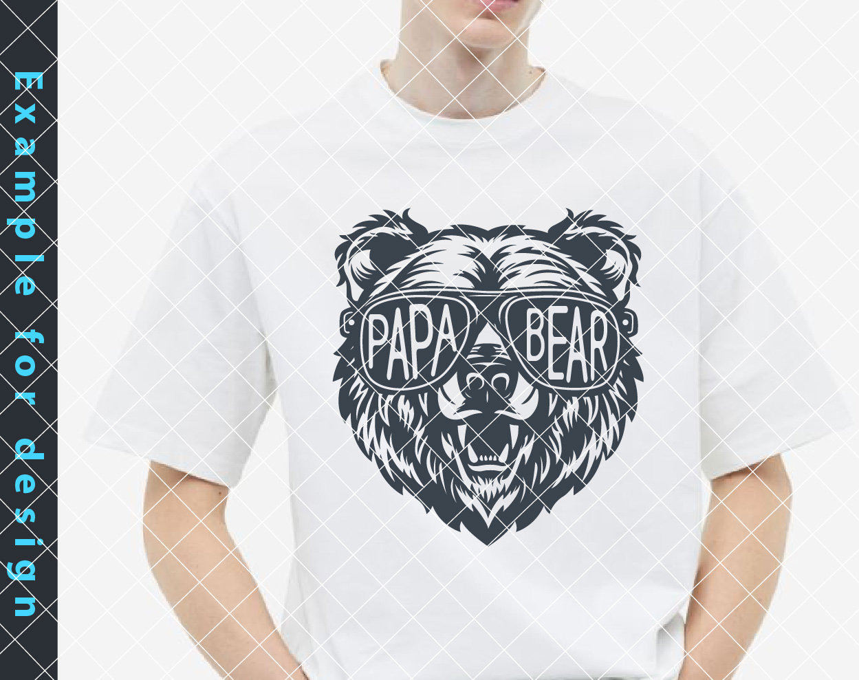 Papa and Mama Bear With Sunglasses SVG, Papa Bear Svg, Mama Bear Svg ...