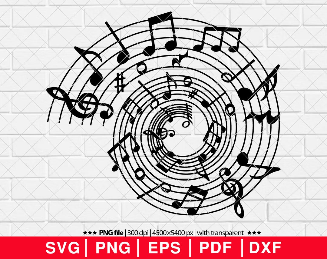 Music Notes SVG Bundle, Musical Notes Svg, Music Svg, Musical Notes ...