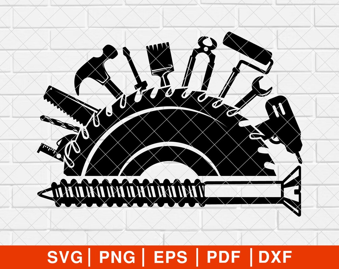 House Repair Builder SVG PNG, House Repair Svg, Repair Tools Svg ...