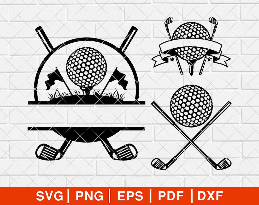 Golf SVG Bundle, Golfing SVG, Golf Name Frame Svg, Golf Ball Svg, Golf ...