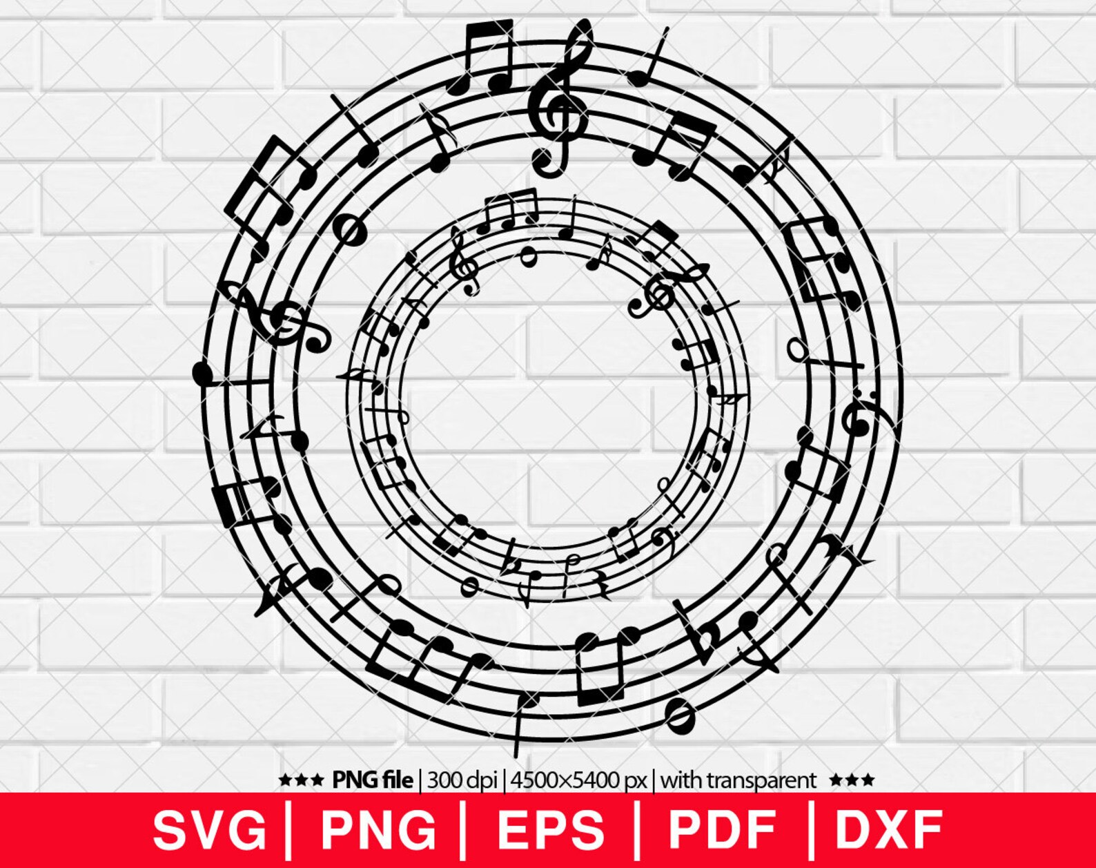 Music Notes SVG Bundle, Musical Notes Svg, Music Svg, Musical Notes ...