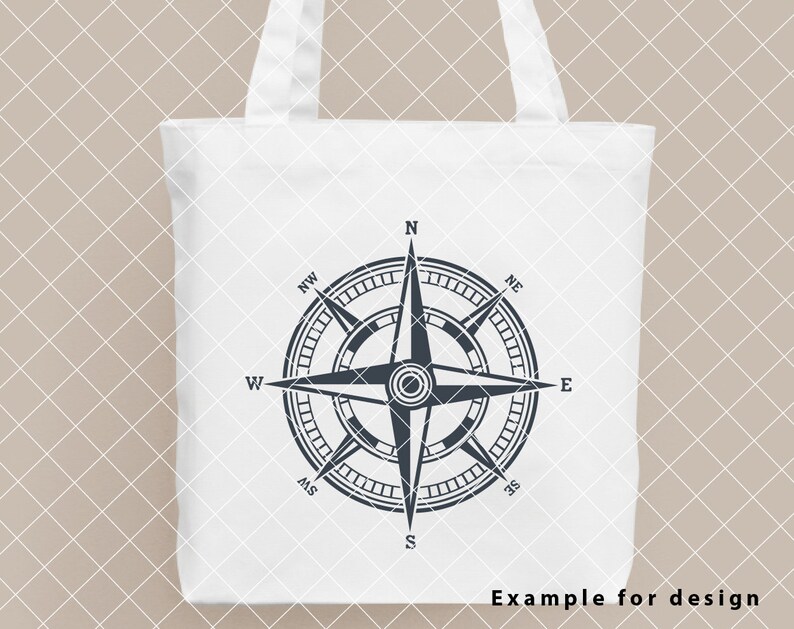 Compass SVG, Compass and Forest Svg, Nature Svg, Compass Svg, Adventure ...