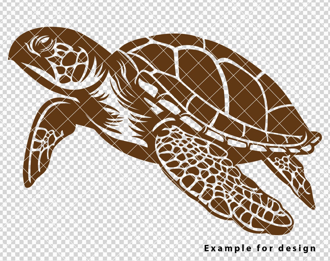 Sea Turtle SVG PNG, Turtle Svg, Turtle Silhouette, Ocean Animals Svg ...