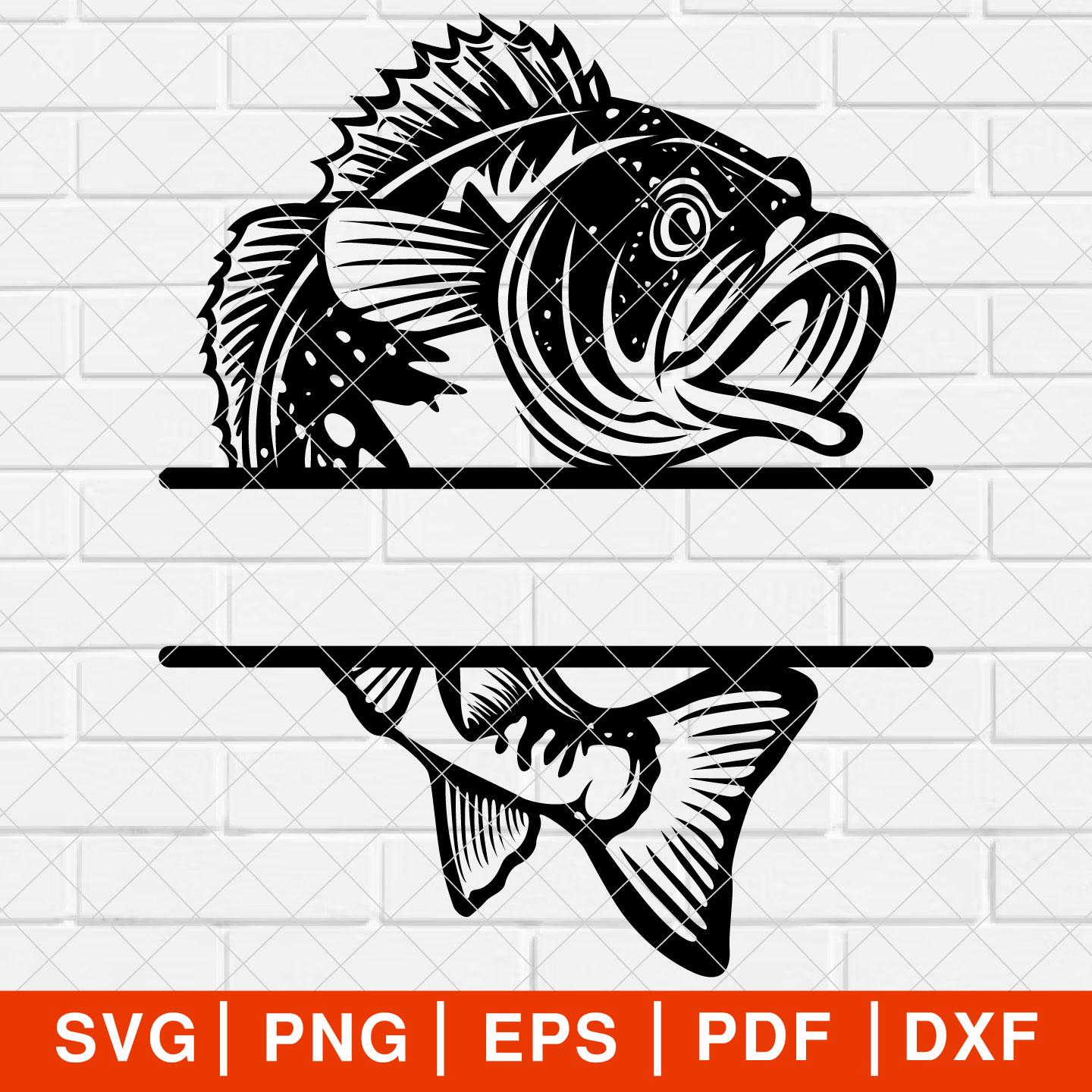 Bass Fishing SVG, Bass Name Fish Svg, Fishing Svg, Bass Fish Svg, Bass ...