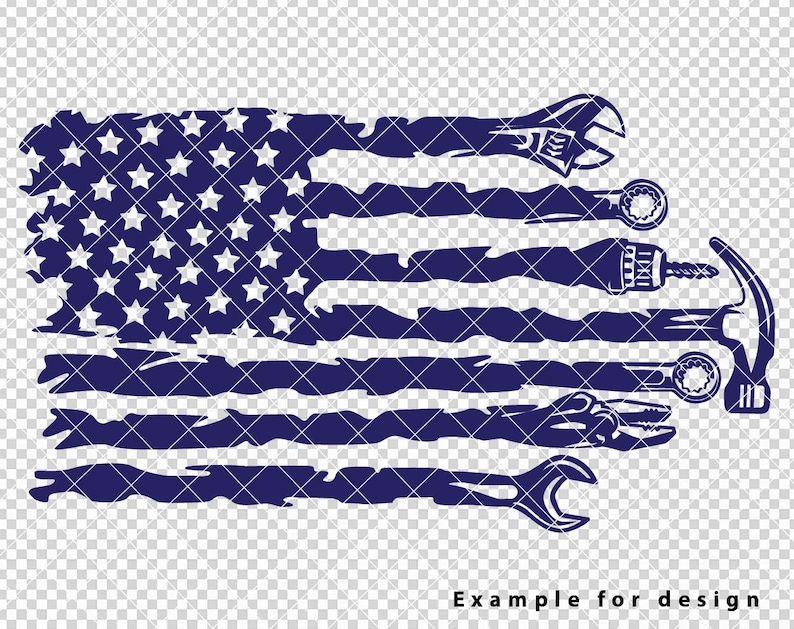 US Flag Tools SVG, Repair Tools Svg, Mechanic Svg, Wrench Svg, Handyman ...