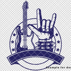 Rock Music Svg, Music Note Svg, Rock and Roll Music Svg, Rock Hand Svg ...