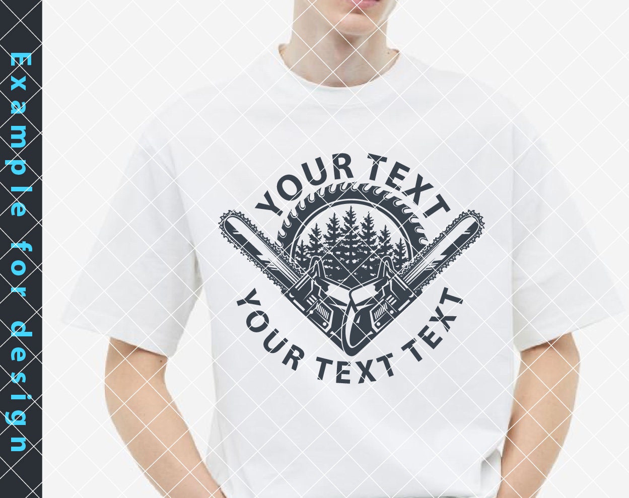 Chainsaw Lumberjack Scene SVG PNG, Lamberjack Svg, Wood Saw Blade Svg ...