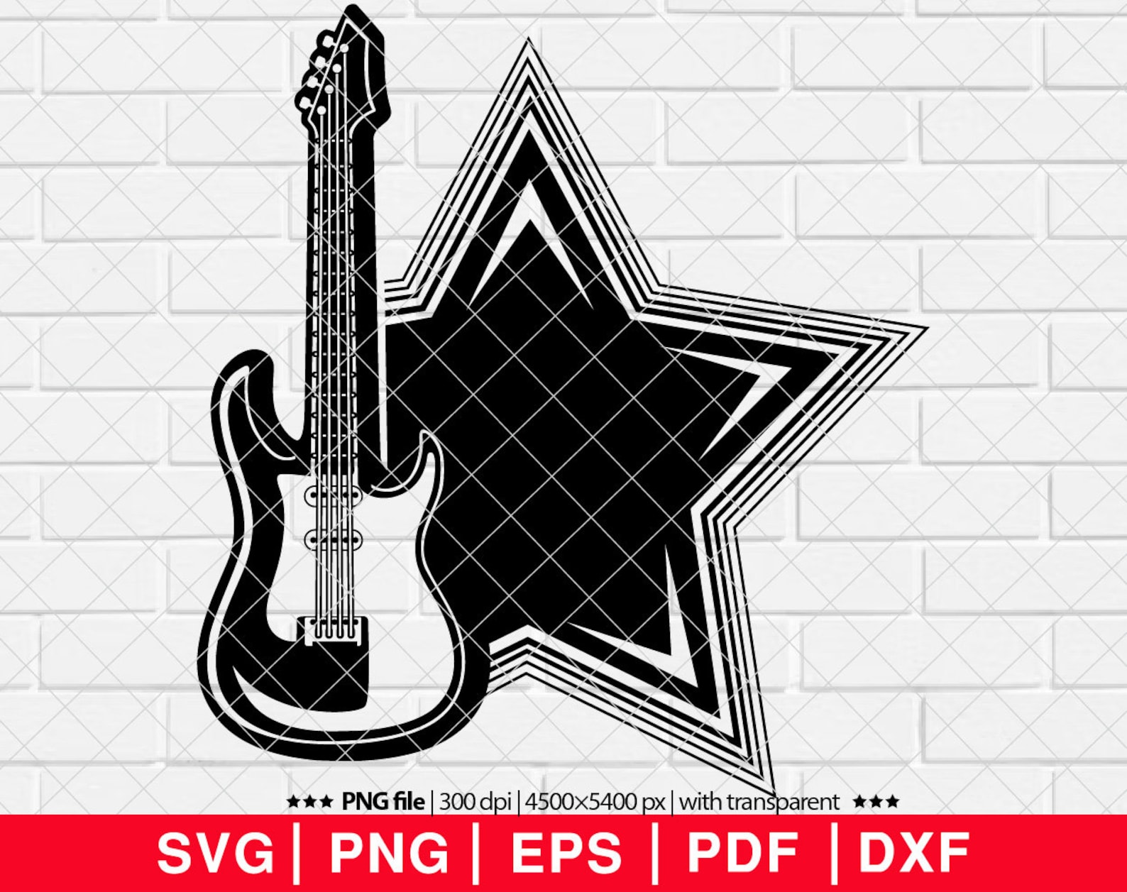 Guitar Music Note Svg, Guitar Svg, Music Svg, Music Note Svg, Music ...