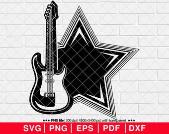 Rock Music Note SVG PNG, Music Svg, Music Note Svg, Musical Svg, Music ...