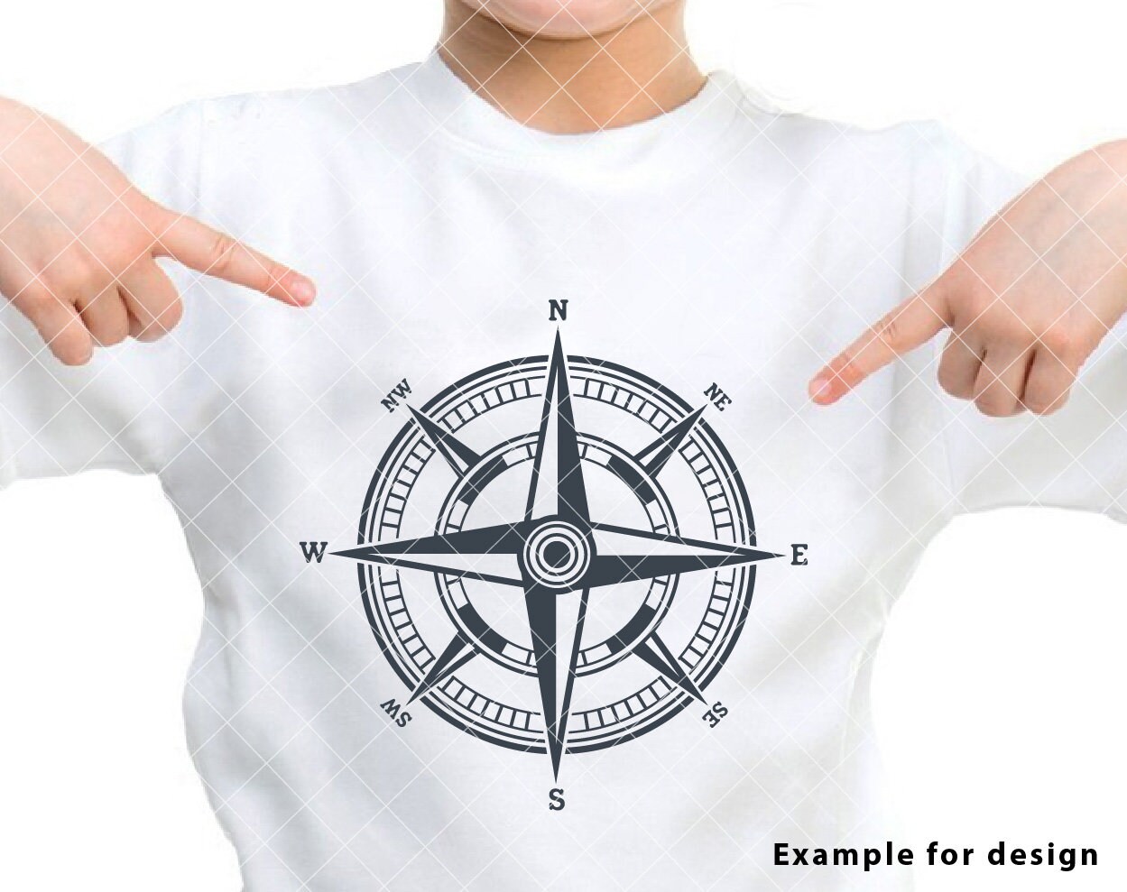 Compass SVG, Compass and Forest Svg, Nature Svg, Compass Svg, Adventure ...