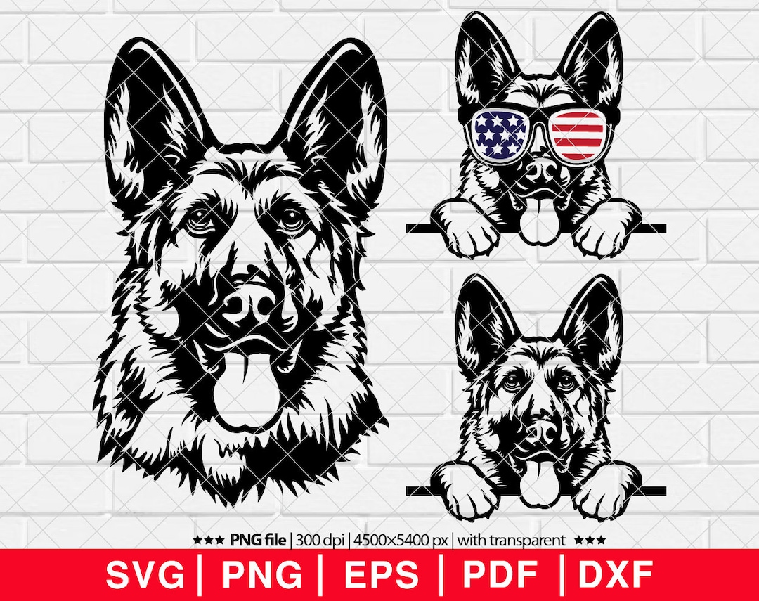 German Shepherd SVG Bundle, German Shepherd Svg, German Shepherd Dog ...