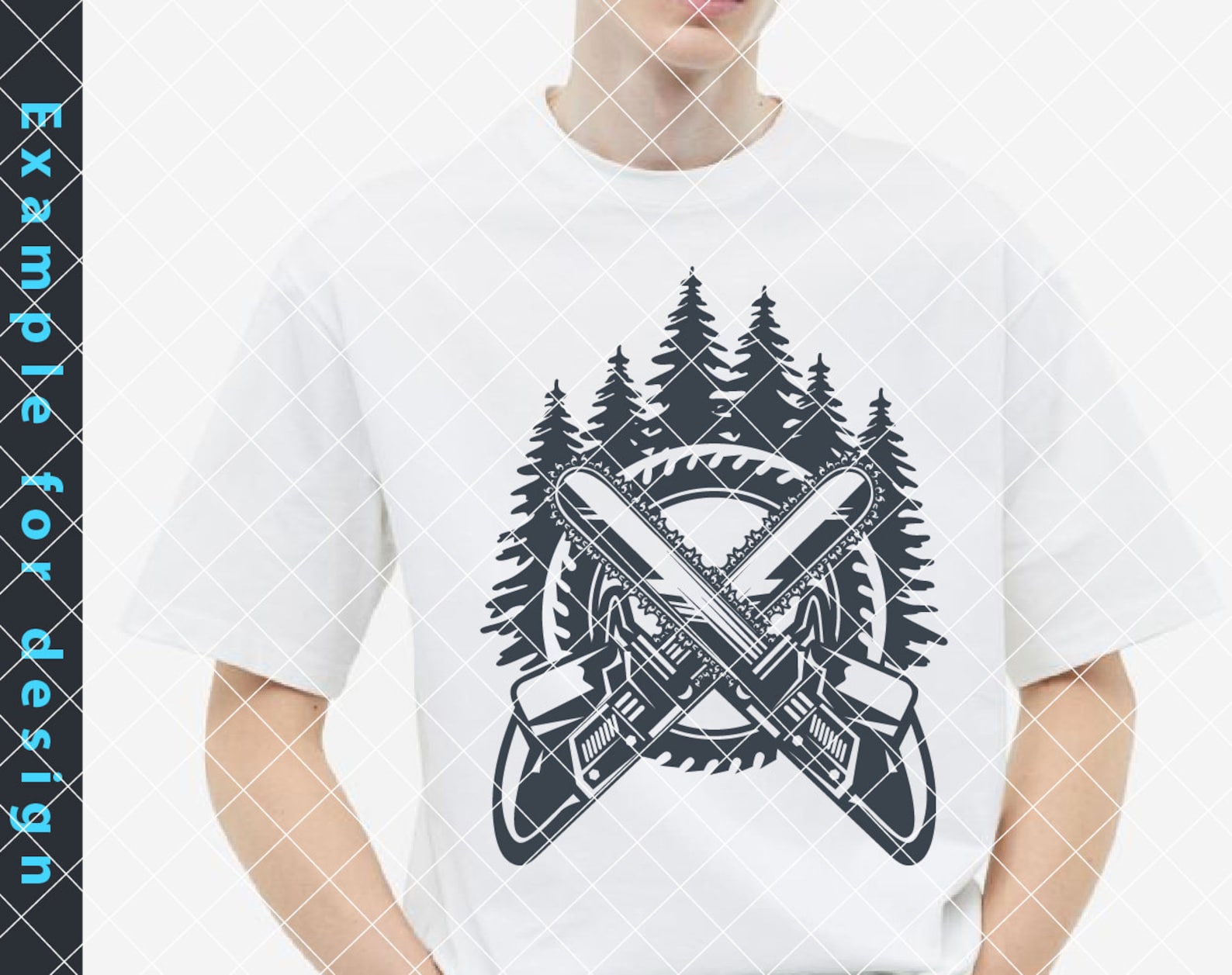 Chainsaw Scene SVG PNG, Chainsaw Svg, Chainsaw Lumberjack Scene Svg ...