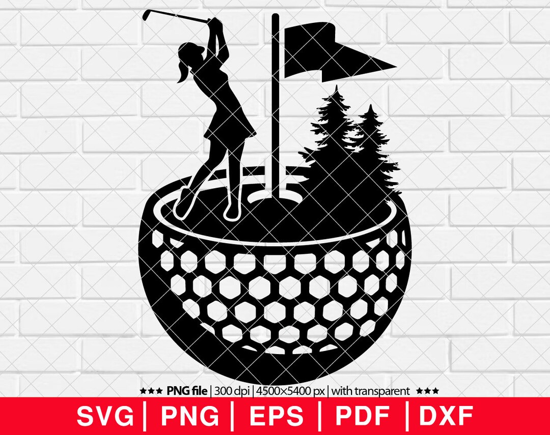 Golfing SVG PNG, Golf Scene Svg, Golf Name Frame Svg, Golf Ball Svg ...