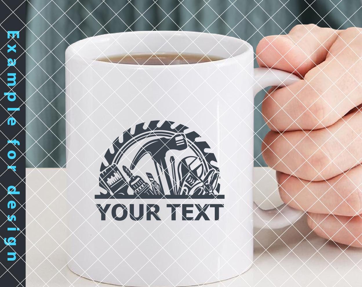 Carpenter Tools SVG, Carpenter Tools Monogram Svg, Construction Logo ...