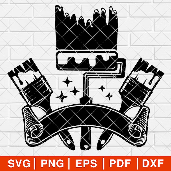 Painting Logo Svg - Etsy