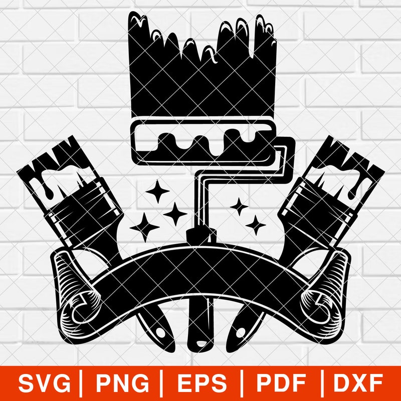 Painting Logo Svg - Etsy