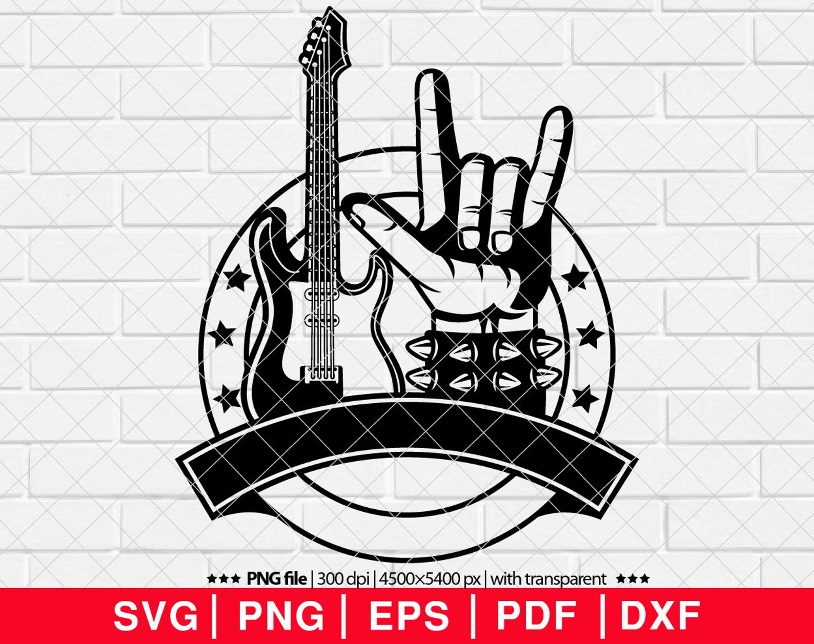 Rock Music Svg, Music Note Svg, Rock and Roll Music Svg, Rock Hand Svg ...