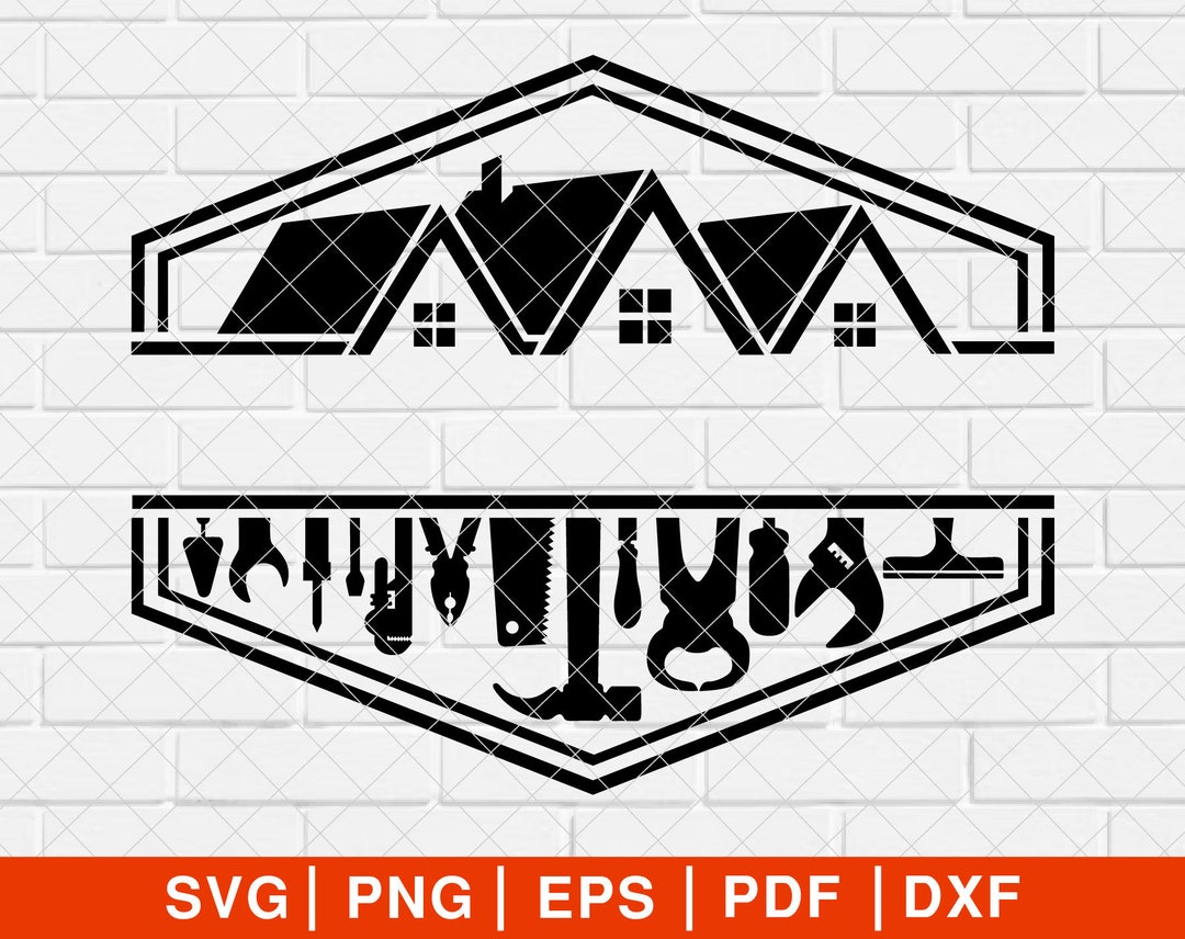 House Repair Builder SVG PNG, House Repair Svg, Repair Tools Svg ...