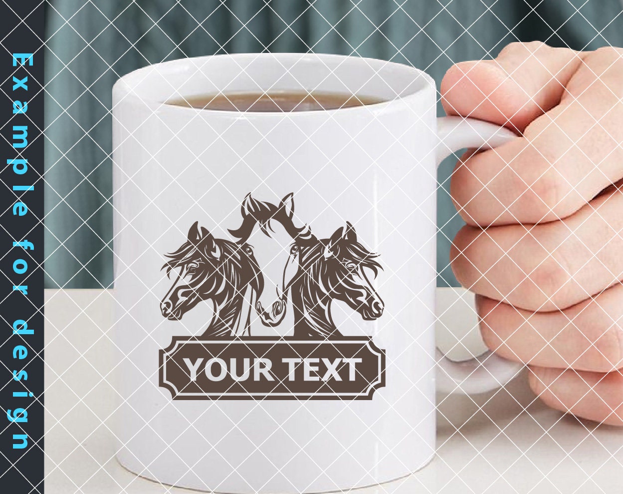 Horse Split Frame SVG PNG ,horse Monogram Svg, Horse Svg Bundle, Horse ...