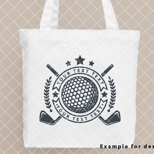 Golf SVG, Golf Name Frame Svg, Golf Ball Svg, Golf Clipart, Golf Cricut ...