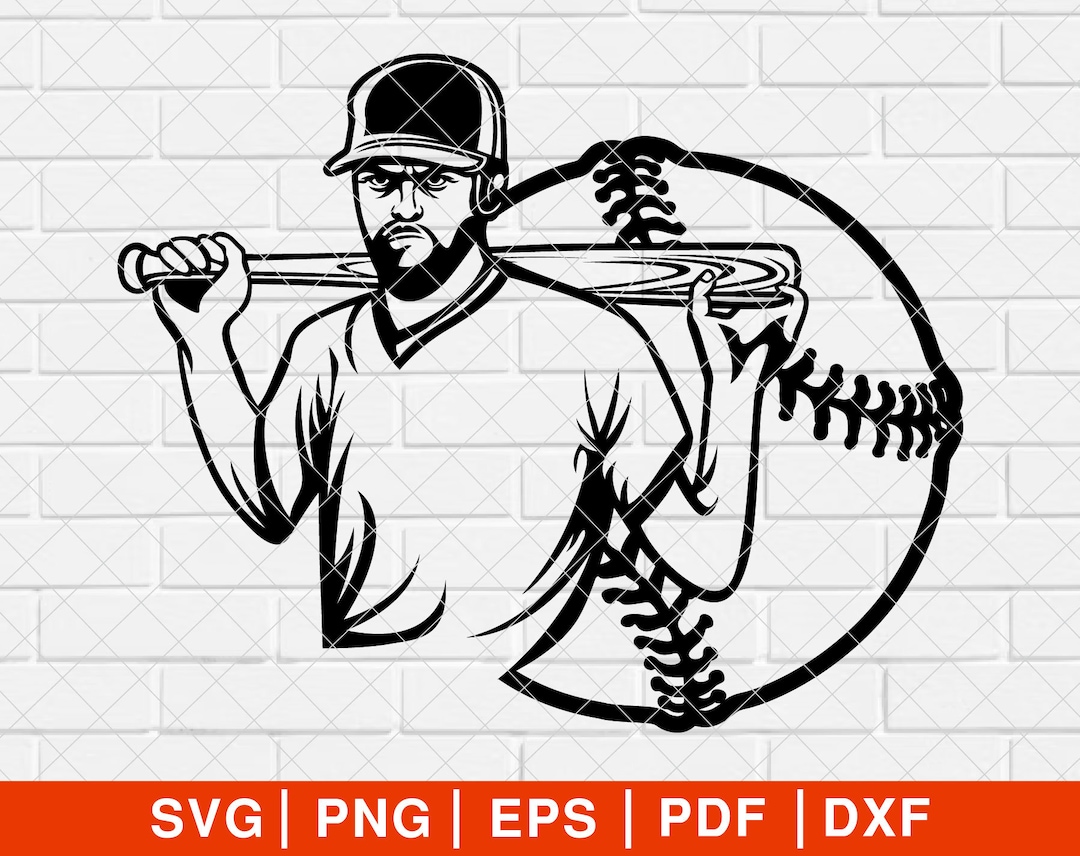 Baseball Player SVG PNG, Baseball Dad Svg, Baseball Team Svg, Sports ...