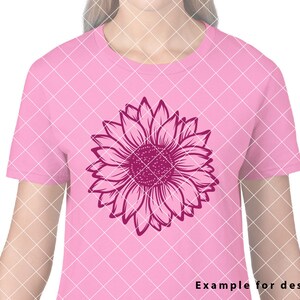 Sunflower SVG, Floral Svg, Sunflower Clipart, Flower Svg, Sunflower ...