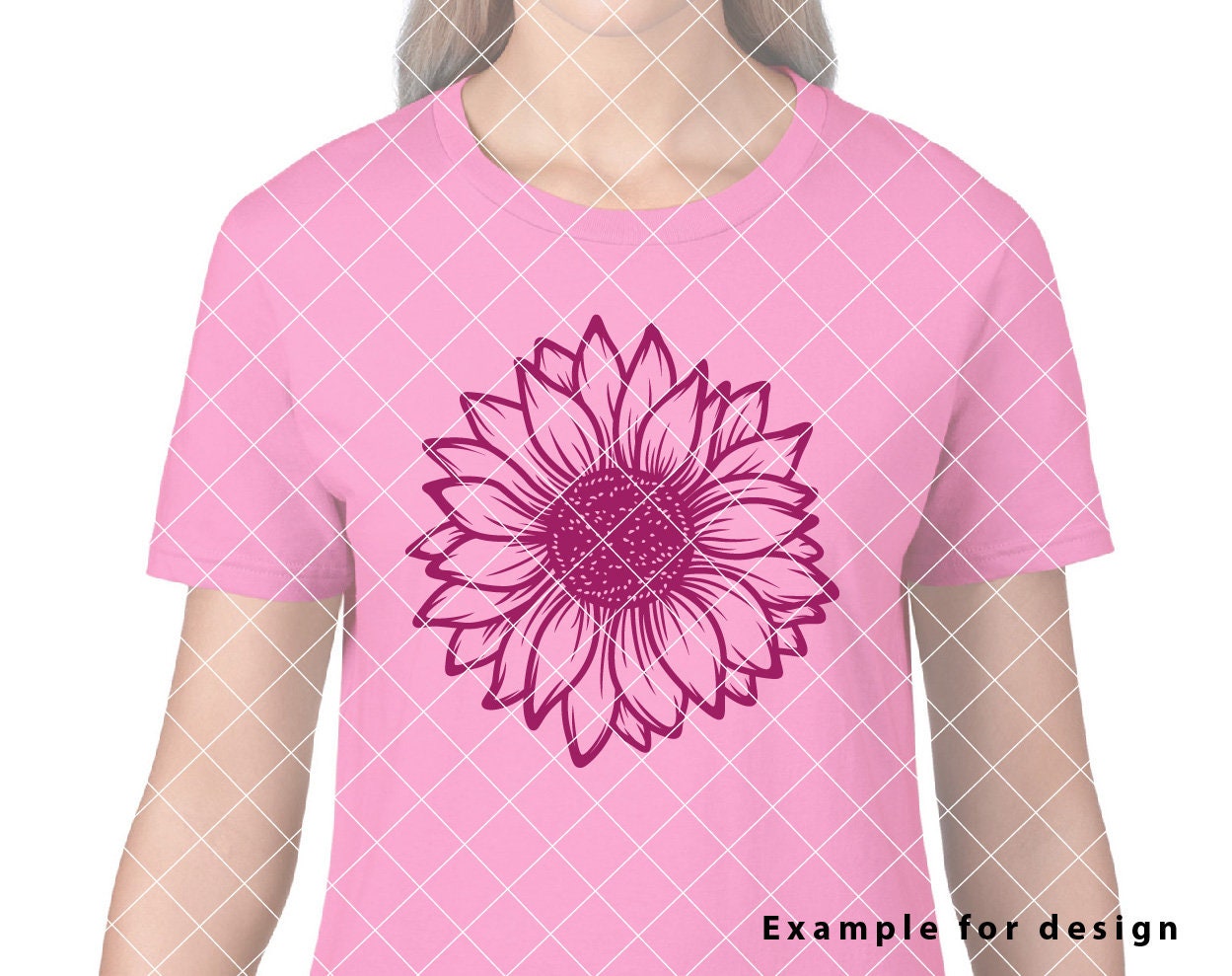 Sunflower Svg Floral Svg Sunflower Clipart Flower Svg Sunflower