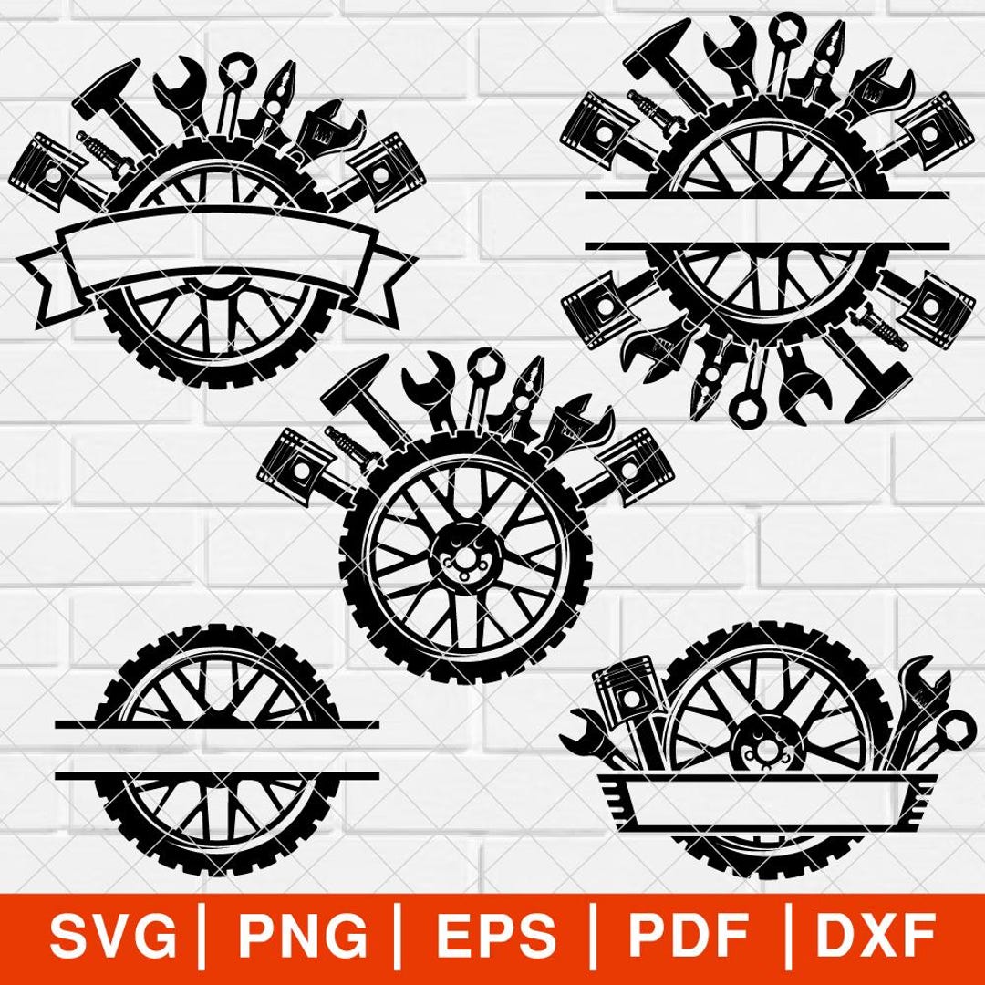 Repair Tools SVG PNG, Car Wheel Svg, Wheels Svg Bundle, Wheels Vector ...