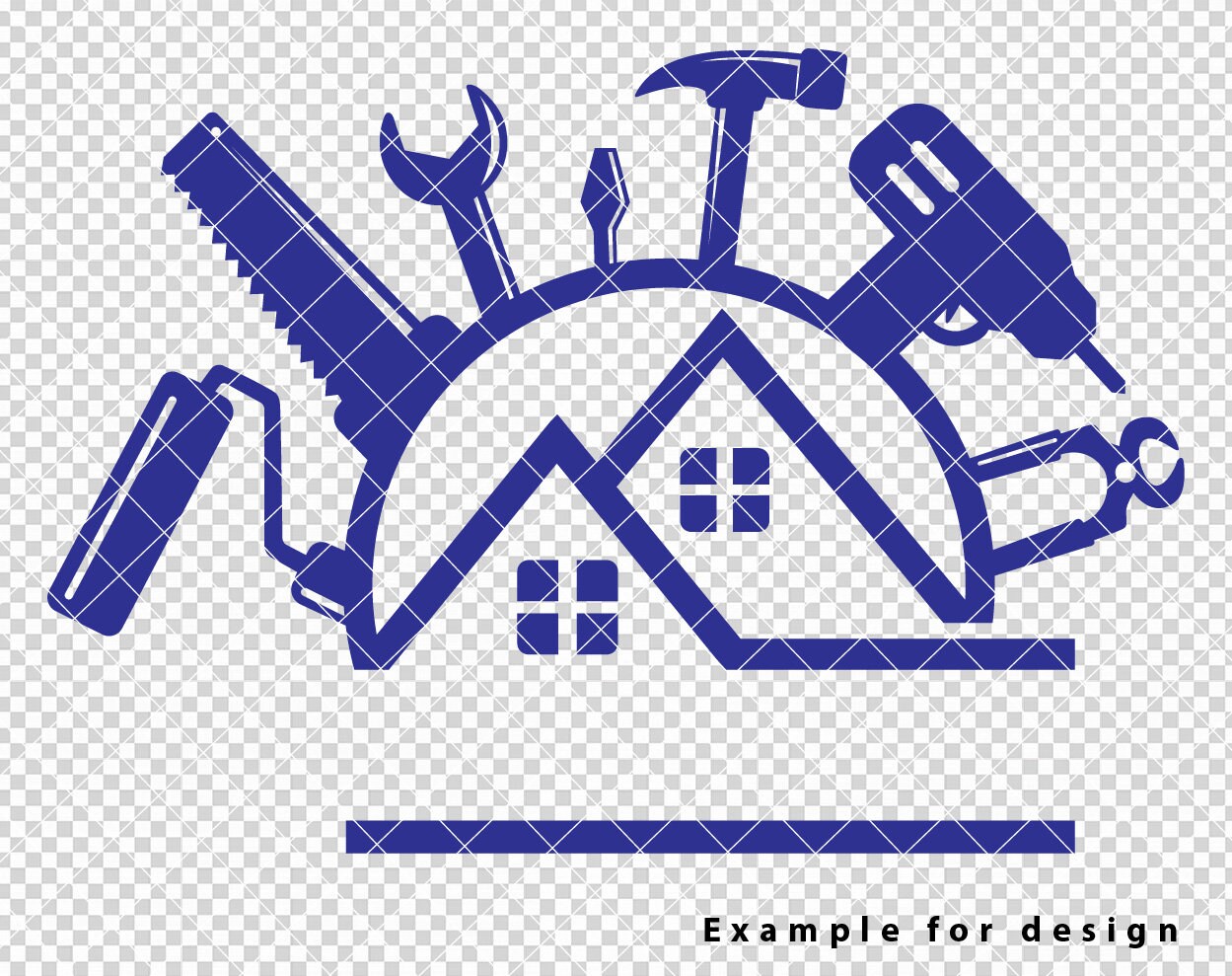 House Repair Builder SVG PNG, Repair Tools Svg, Construction Svg, House ...