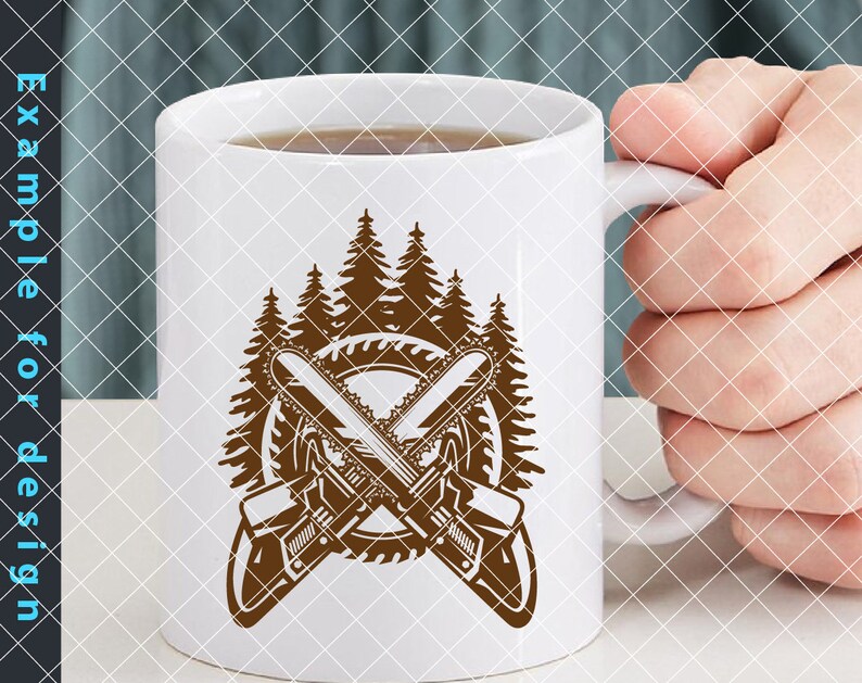 Chainsaw Scene SVG PNG, Chainsaw Svg, Chainsaw Lumberjack Scene Svg ...