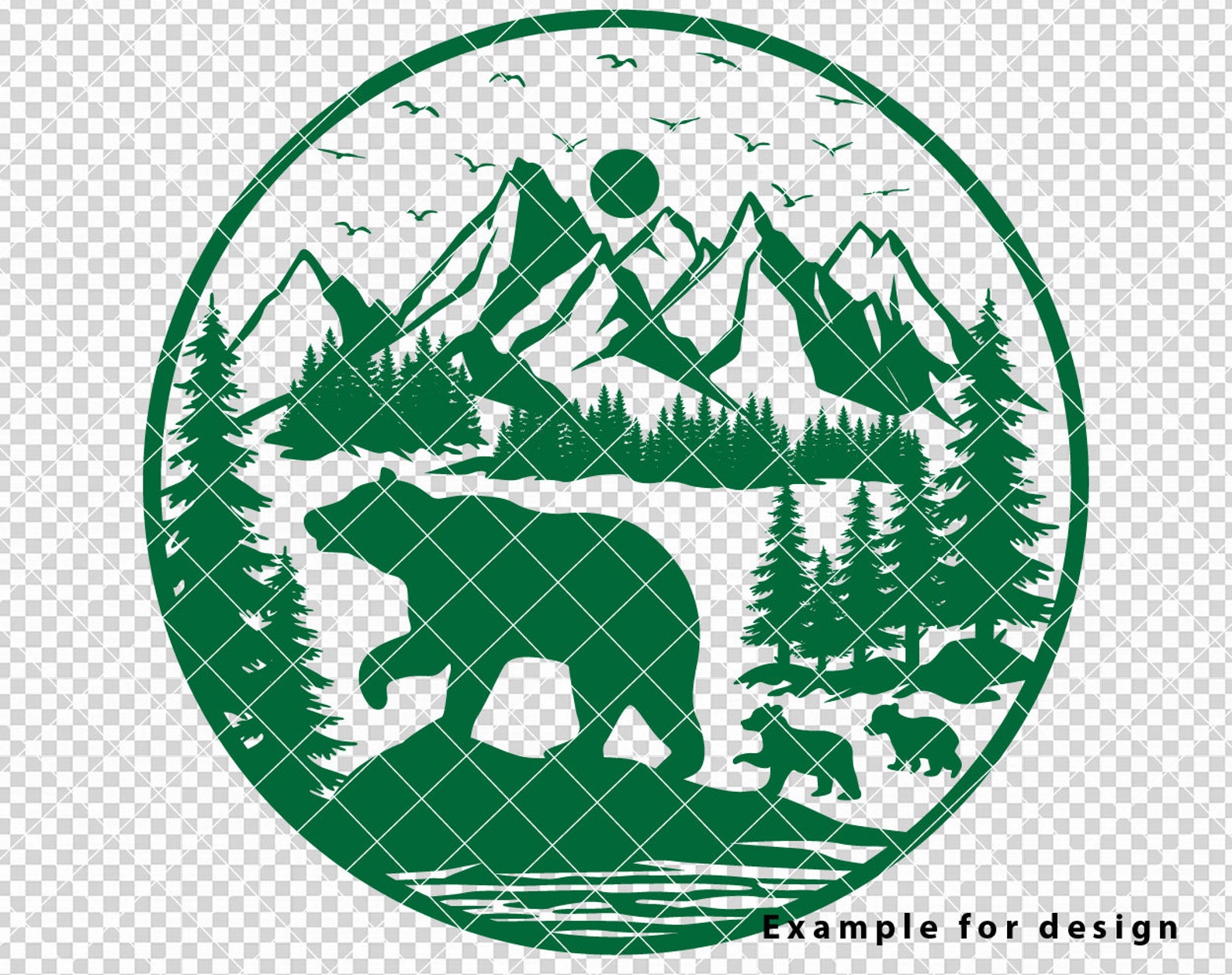 Bear Family SVG, Bear Cub Svg, Wild Bear Svg, Mountain Bear Svg ...