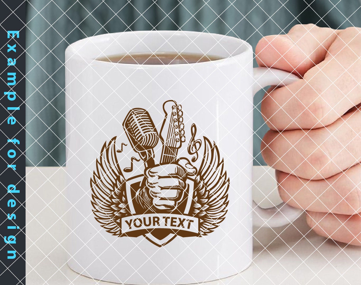 Rock Music Note SVG PNG, Music Svg, Music Note Svg, Musical Svg, Music ...