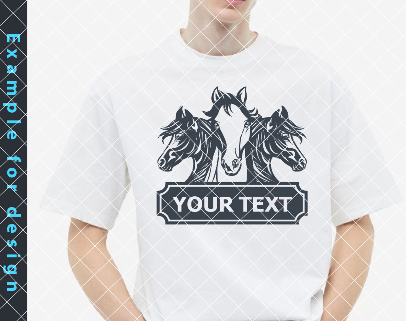 Horse Split Frame SVG PNG ,horse Monogram Svg, Horse Svg Bundle, Horse ...