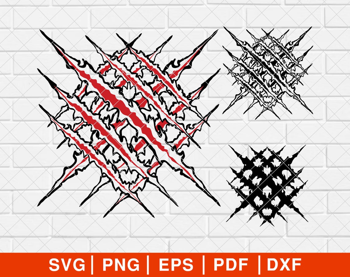 Claw Mark SVG PNG, Claws Svg, Animal Scratch Svg, Scratches Svg,ripped ...