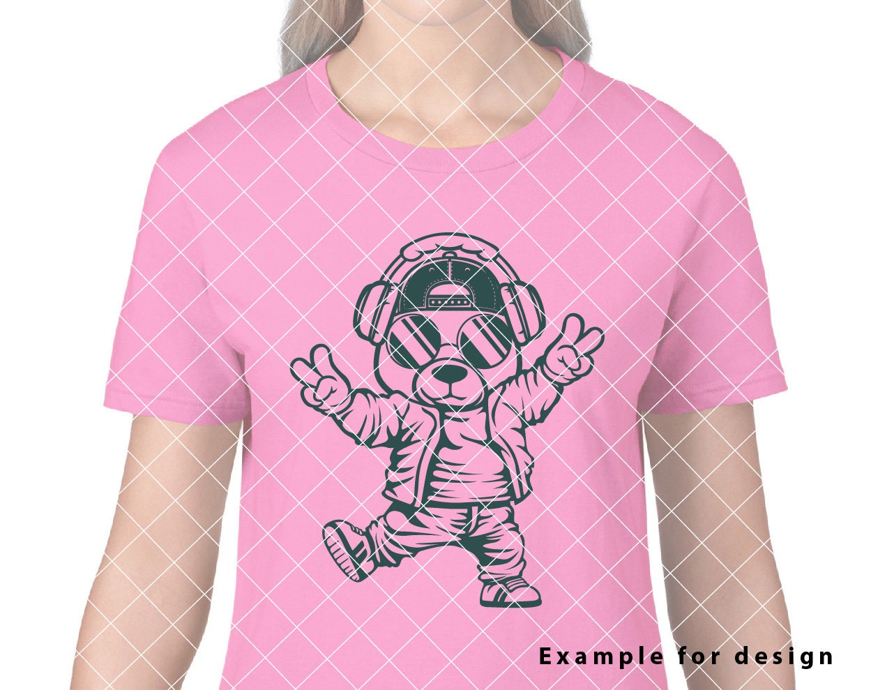 Hip Hop Teddy Bear SVG, Teddy Bear Sunglasses Svg, Cool Teddy Svg ...