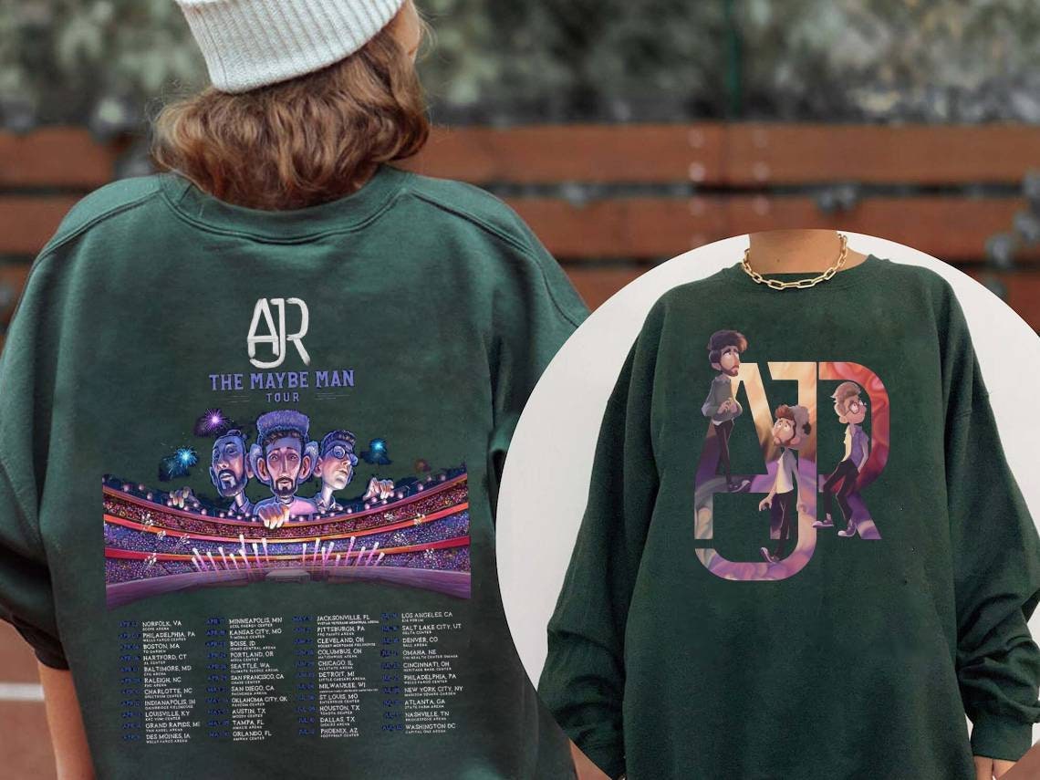 AJR The Maybe Man Tour 2024 Tour Hoodie, AJR Band Fan Shirt, The Maybe ...