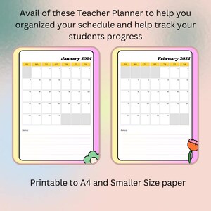 25 Pages Teacher Planner 2024 - Etsy