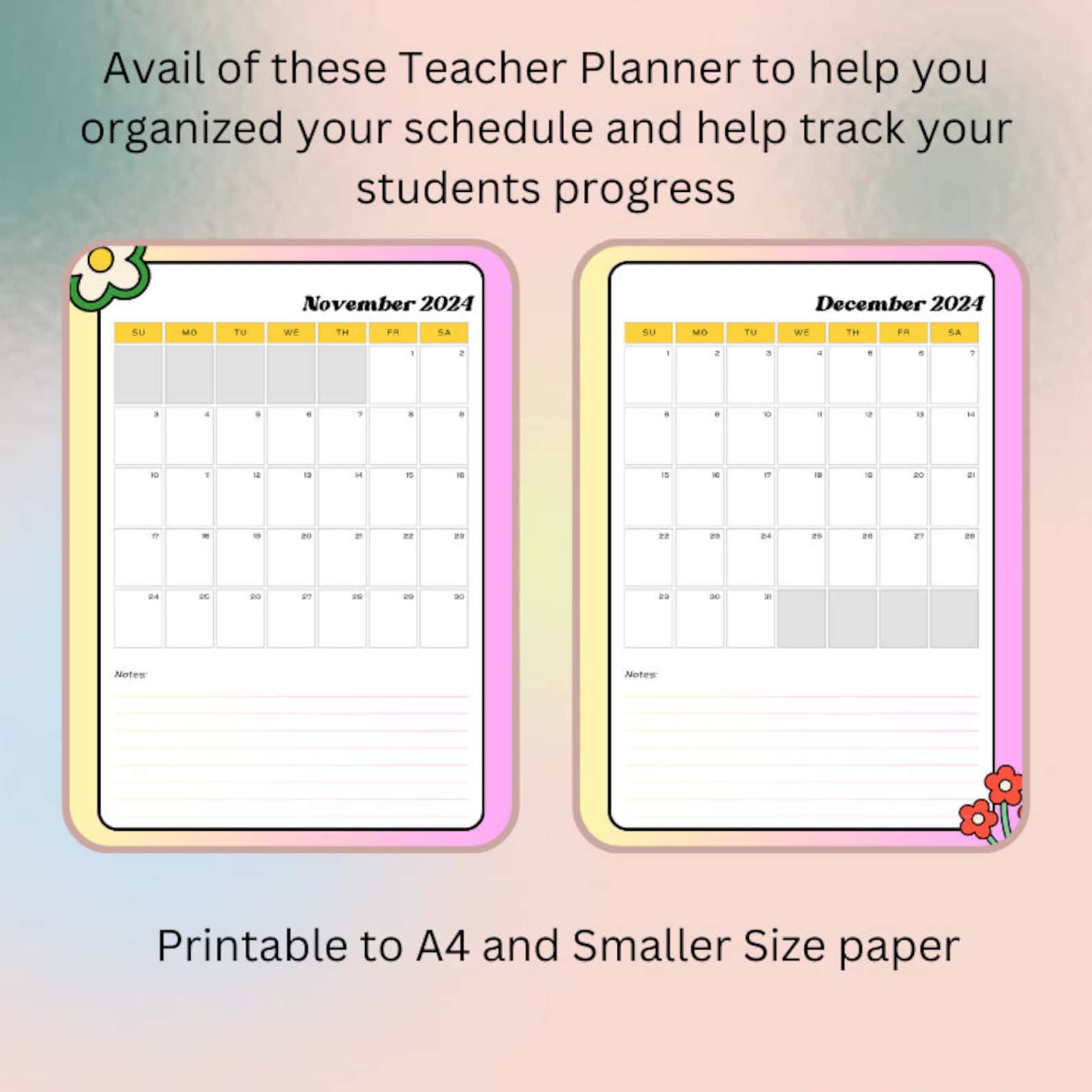 25 Pages Teacher Planner 2024 - Etsy
