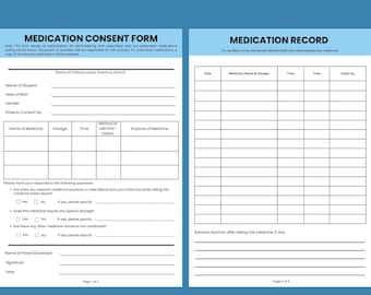 Medication Consent Form - Etsy