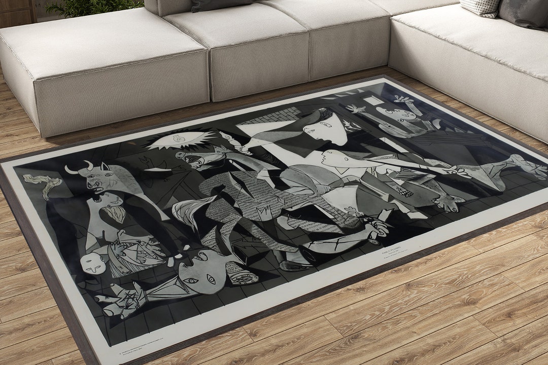 Picasso Guernica, Picasso Rug, Print Color Version Painting Rug ...