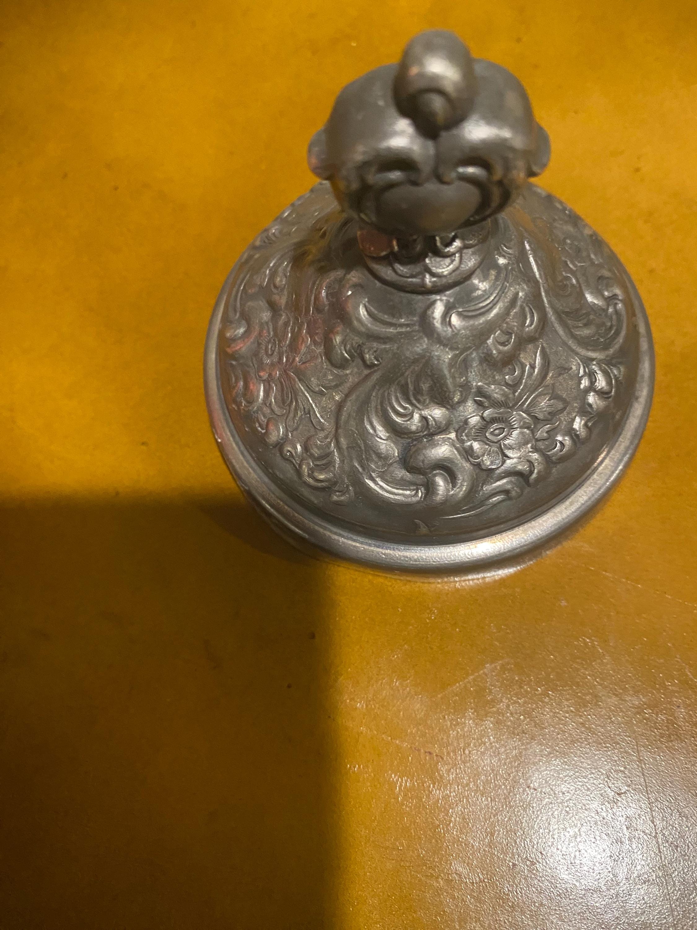 Antique Pickle Castor Jar - Cranberry Glass With Tongs, W/lid - 12 ...