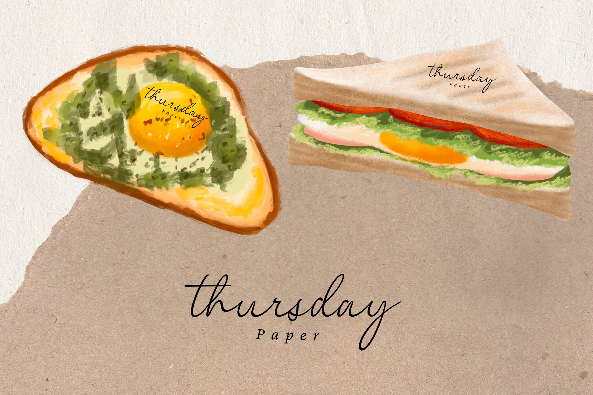 Breakfast Clipart Design Bundle Png Art Bundle - Etsy