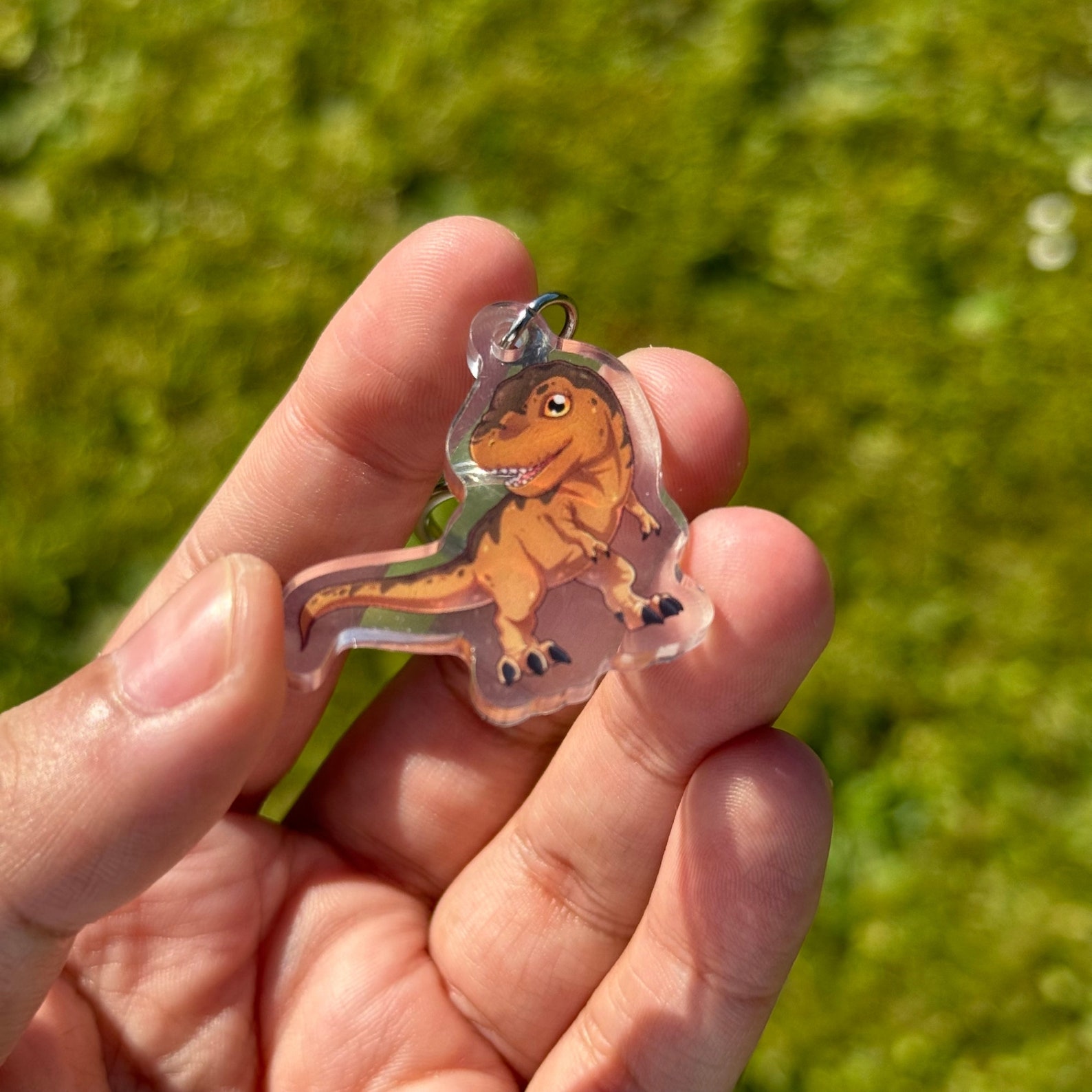 Dinosaur Keyring Keychain, Velociraptor, T Rex, Stegosaurus ...