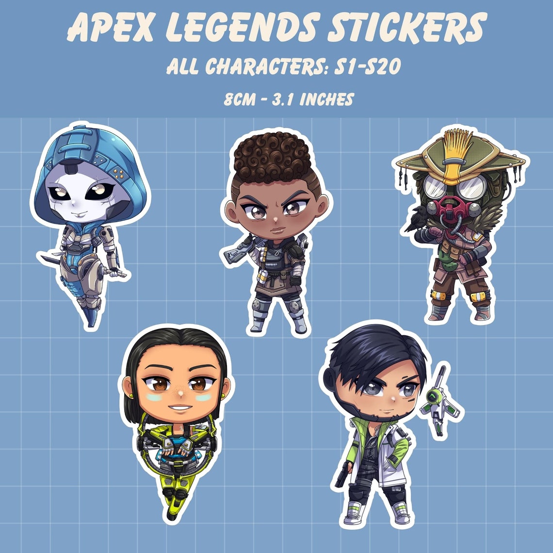 Apex Legends Stickers, Perfect for Laptops, Water Bottles and More ...
