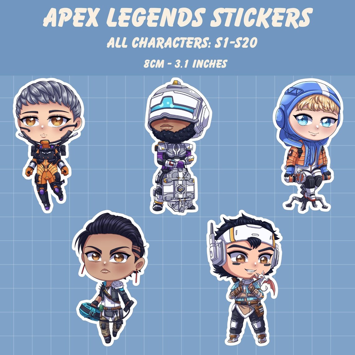 Apex Legends Stickers, Perfect for Laptops, Water Bottles and More ...