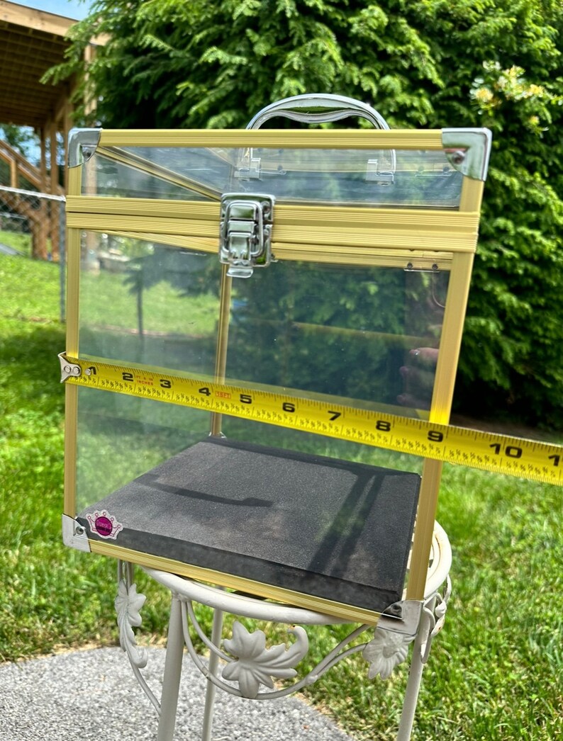 Large Pageant Crown Box Tiara Display Travel Display Train Case Purse ...