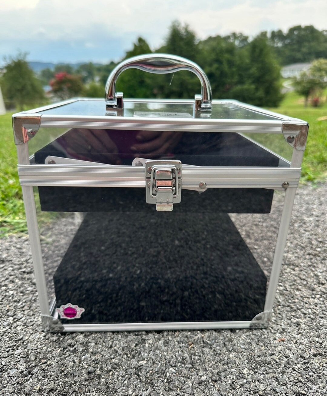 Crown Box Purse Queen Tiara Travel Case Sash Handle Couture Pageant - Etsy