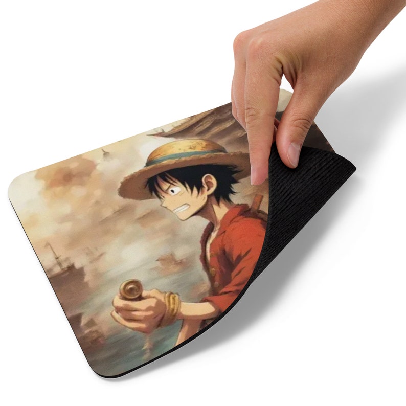 Luffy Mouse Pad Monkey D Luffy Anime Mouse Pad Manga Straw - Etsy